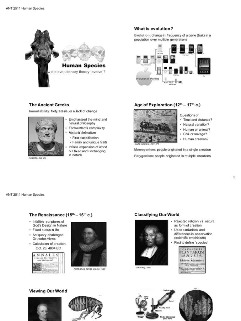 L2 Slide Handout BW | PDF | Natural Selection | Genetics