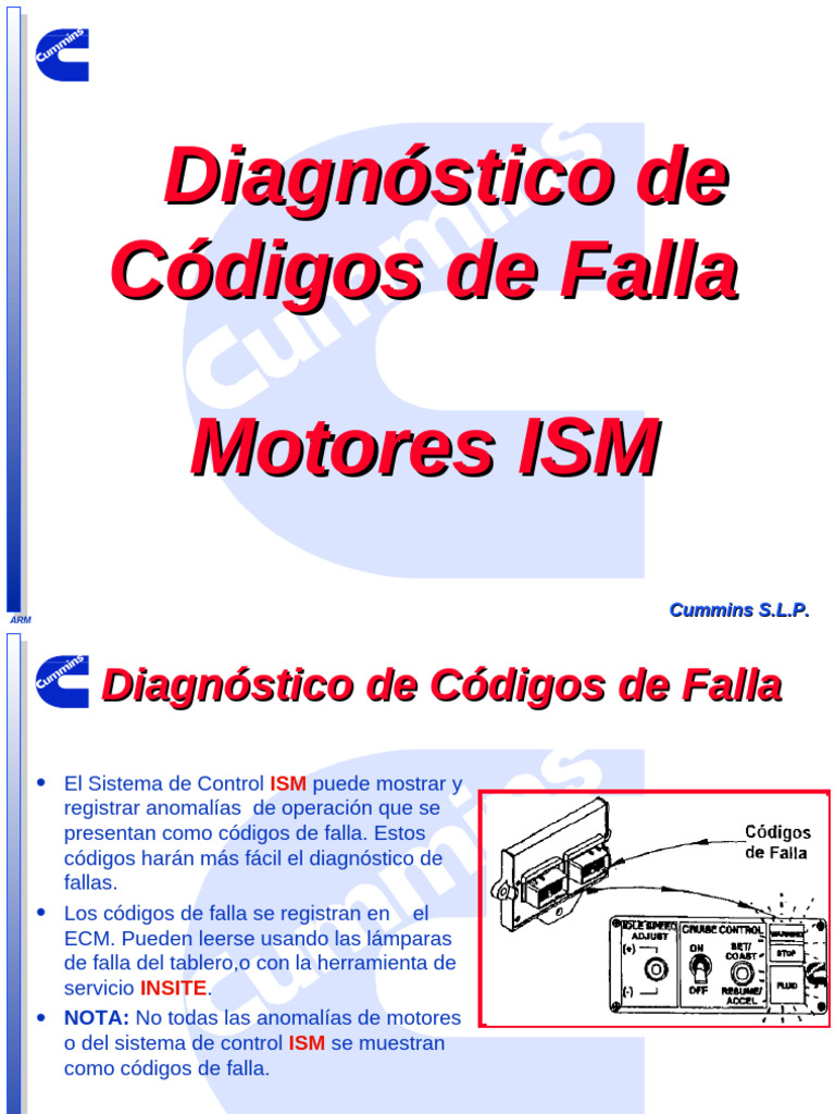 Diagnostico de Fallas ISM | PDF | Cambiar