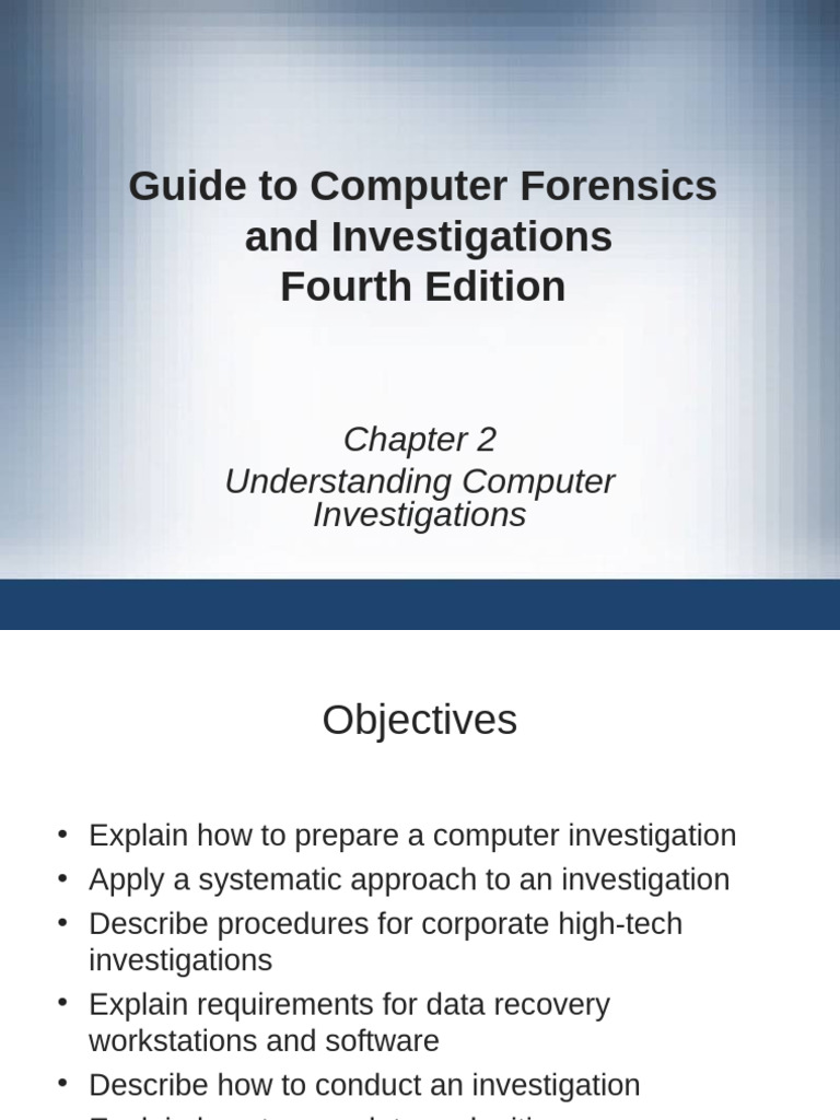 Computer Investigation Techniques Guide | PDF | Computer Forensics | Computer File