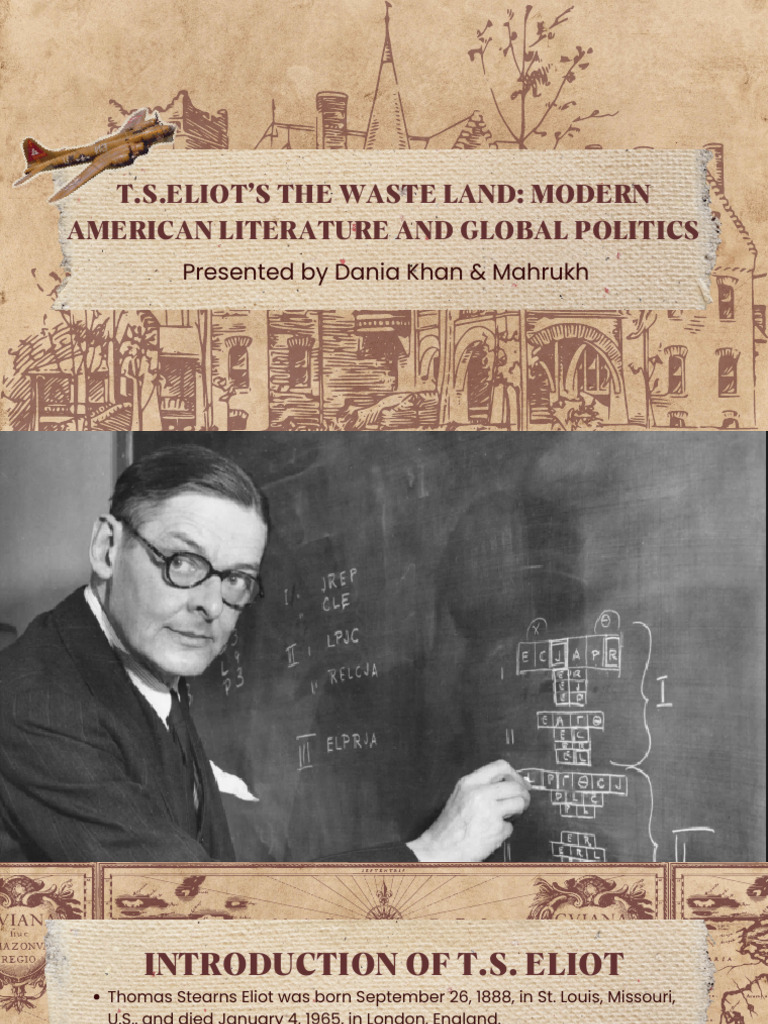 T.S. Eliot's The Waste Land Analysis | PDF | Poetry | T. S. Eliot