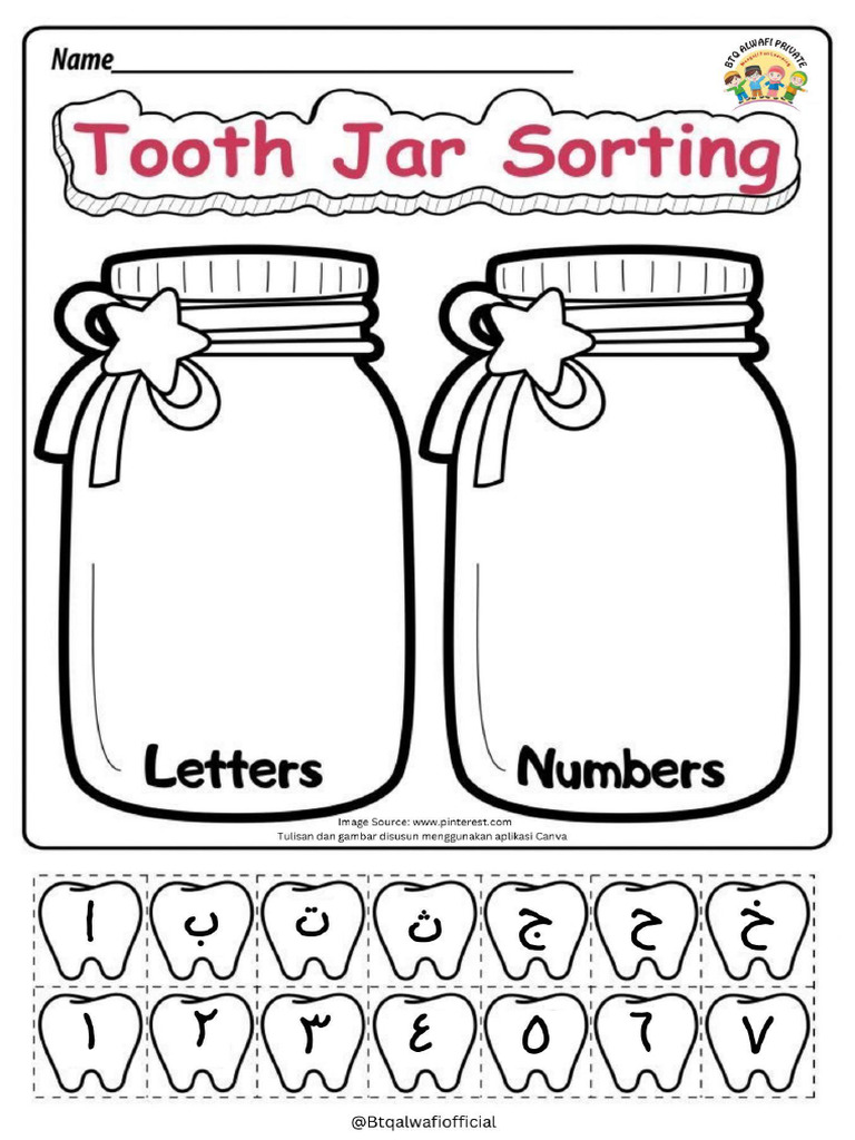Tooth Jar Sorting | PDF