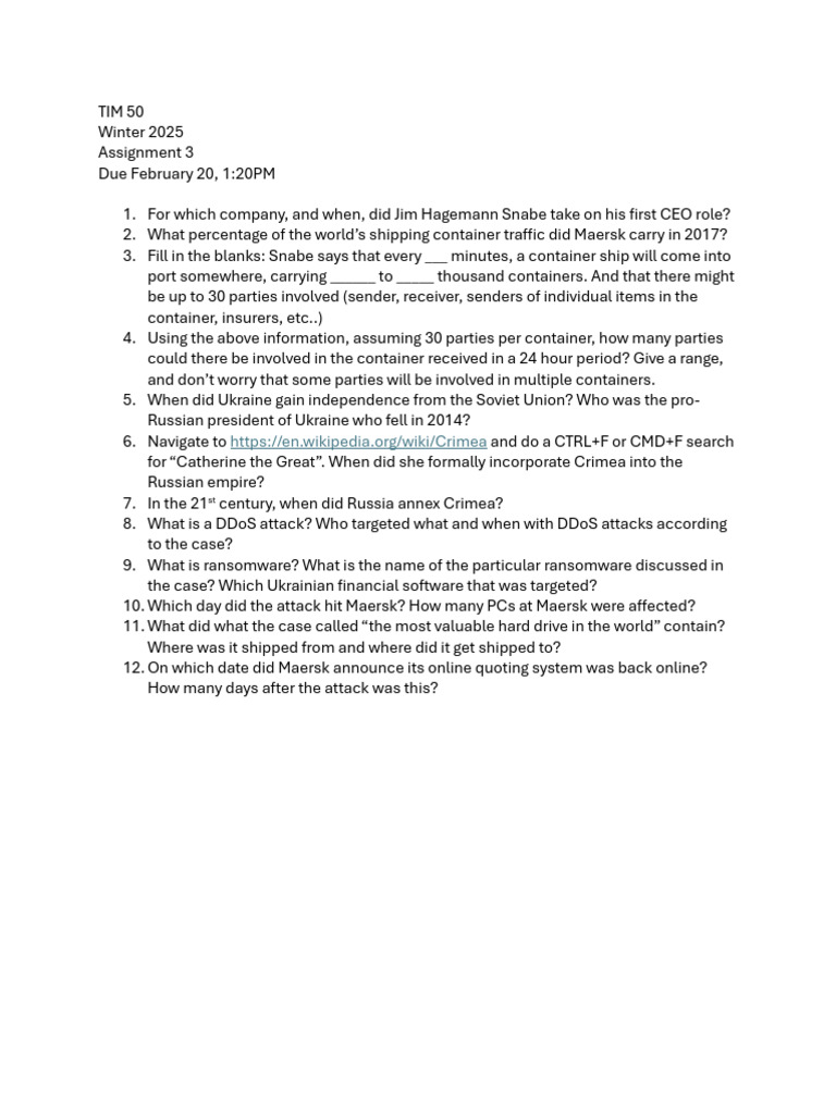 Assignment3 | PDF
