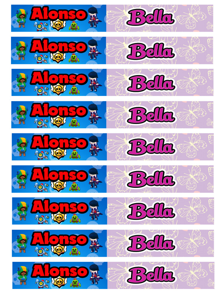 Sticker Botella | PDF