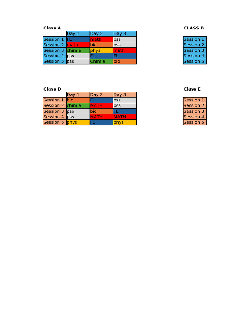AGF Schedule - Baddawi - 7 Weeks and a Day | PDF