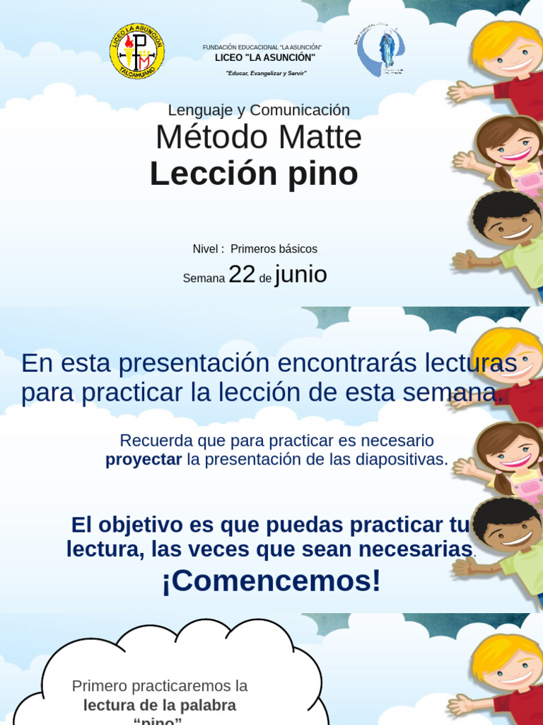 Práctica de Lectura: Lección Pino | PDF