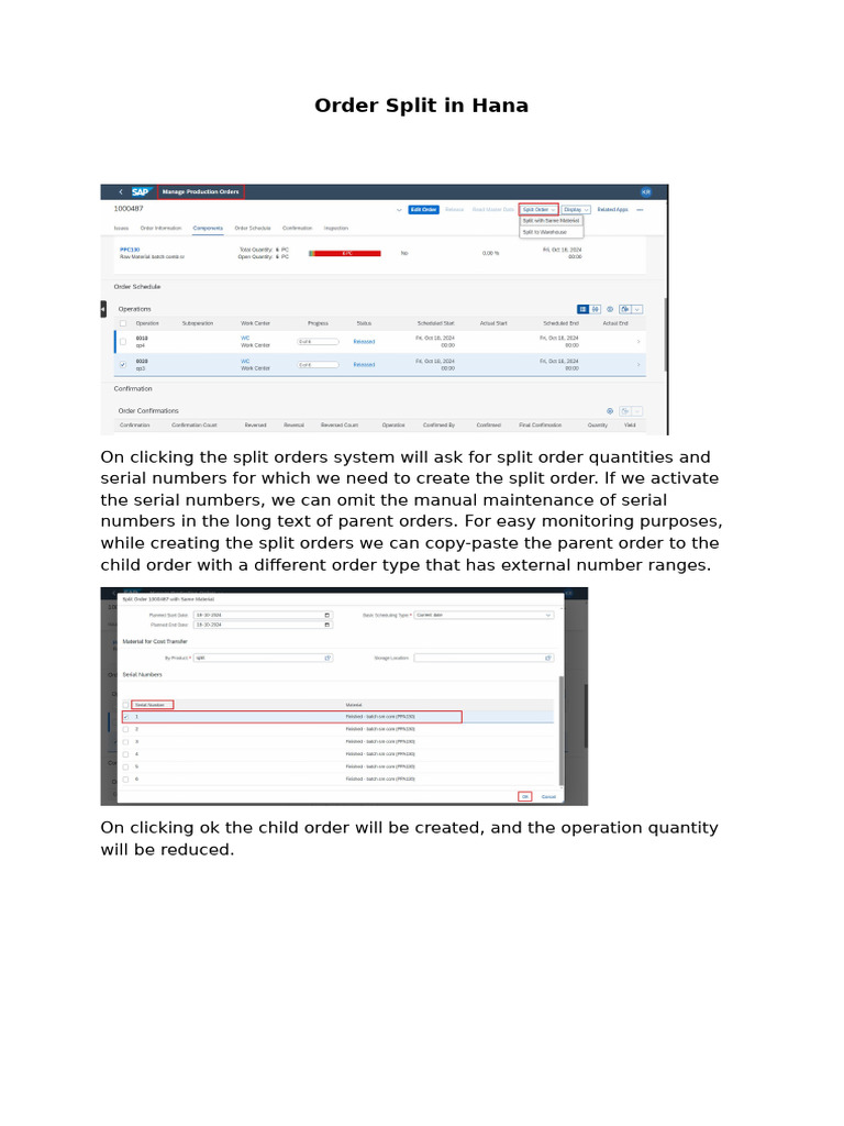 Order Split | PDF | Computing