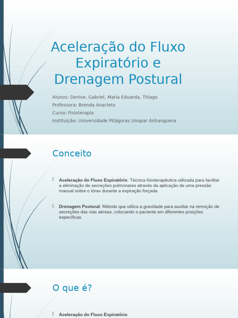 Técnicas de Fisioterapia Respiratória | PDF | Respiração | Corpo humano