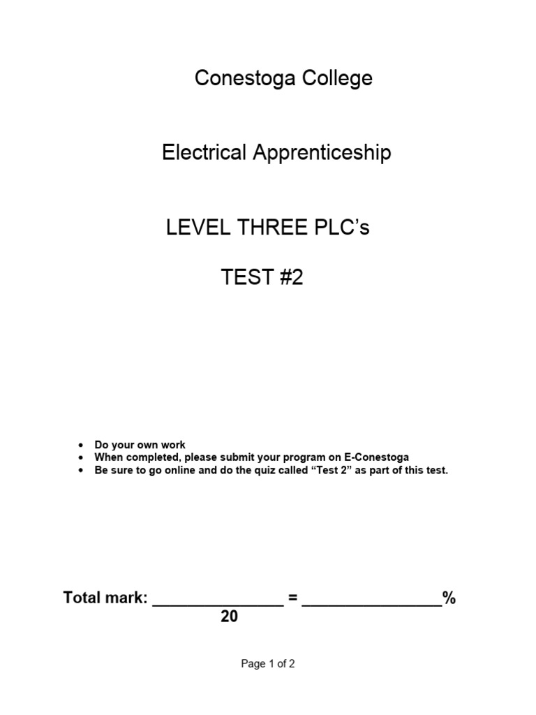 PLC Final | PDF