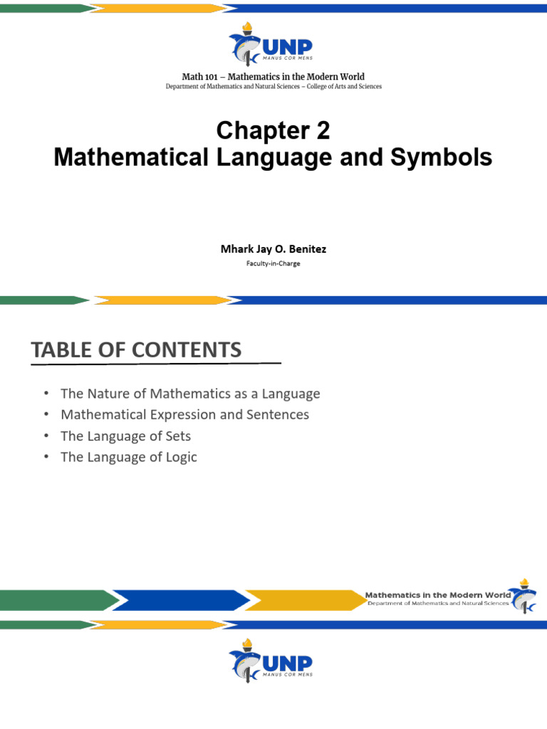 Mathematical Language and Symbols Explained | PDF | Mathematics | Science