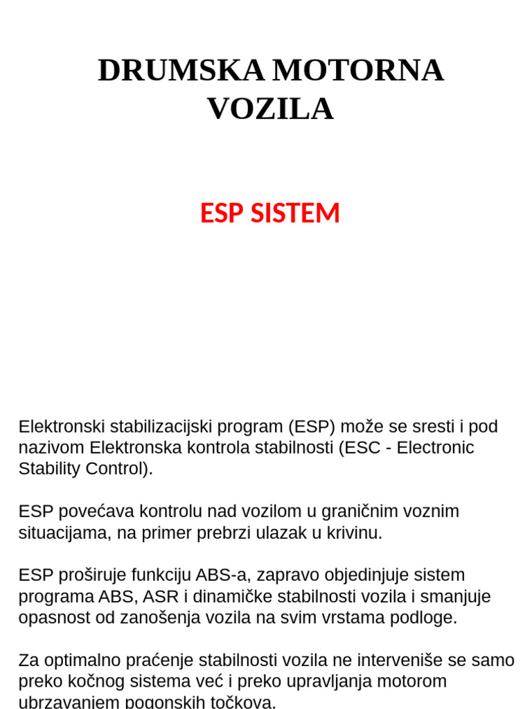 ESP Sistem | PDF