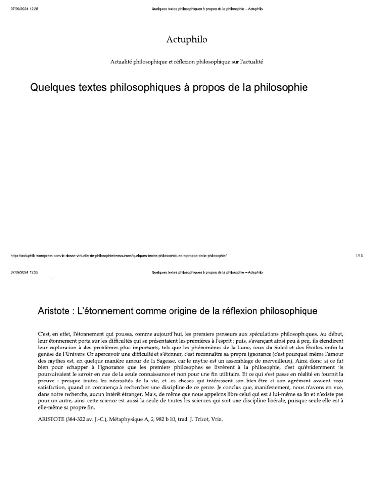 Texte Philo | PDF