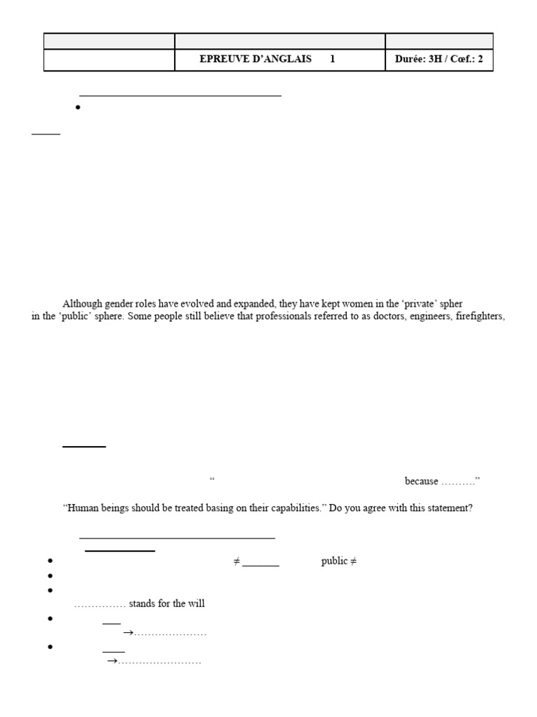 Dev 1er Sem 1ere A4 - Lydzo 2024-5 | PDF | Gender | Gender Studies