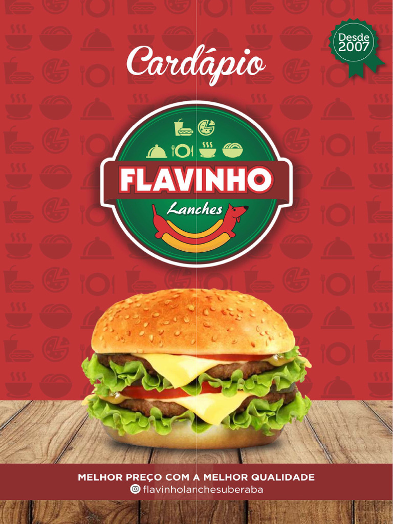 Cardápio Flavinho Lanches | PDF