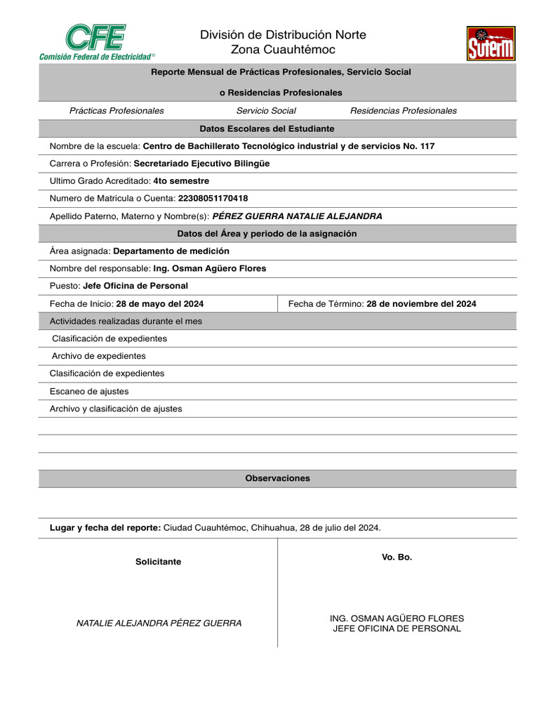 2024 Reporte Mensual | PDF