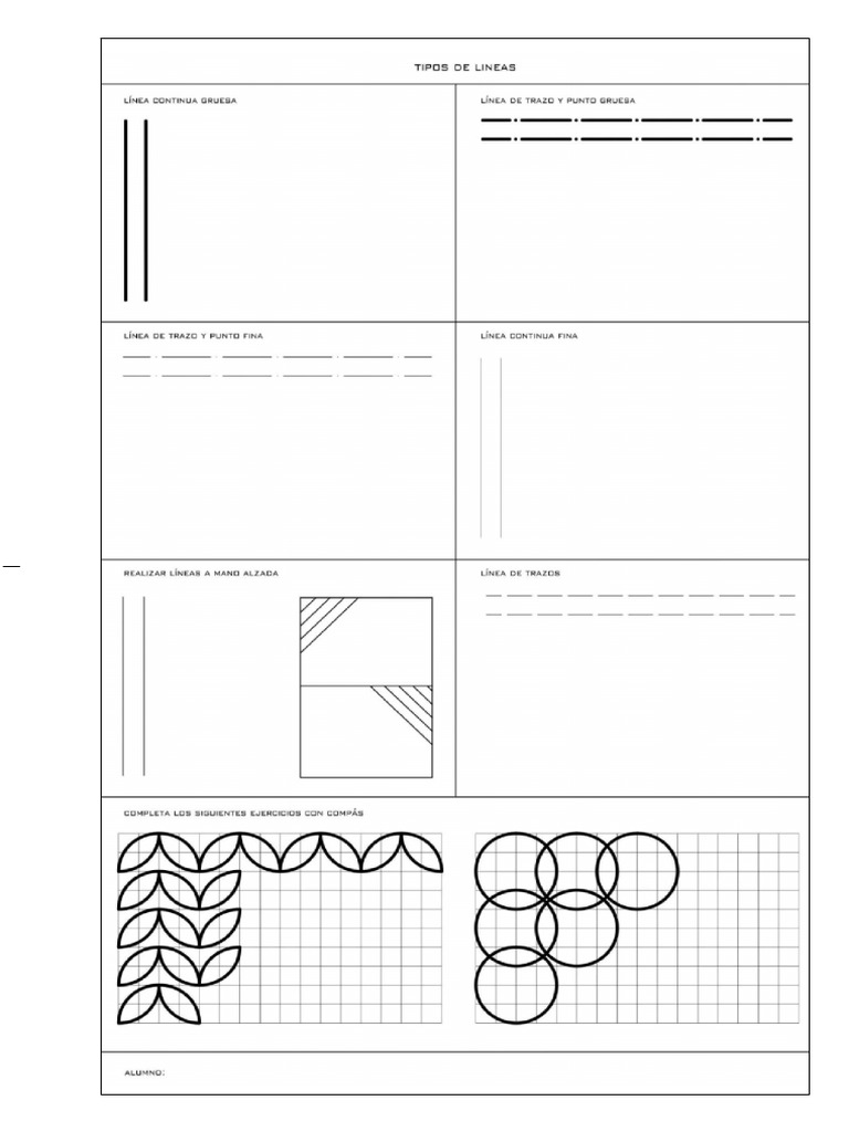 01 Practica Repaso Lineas | PDF