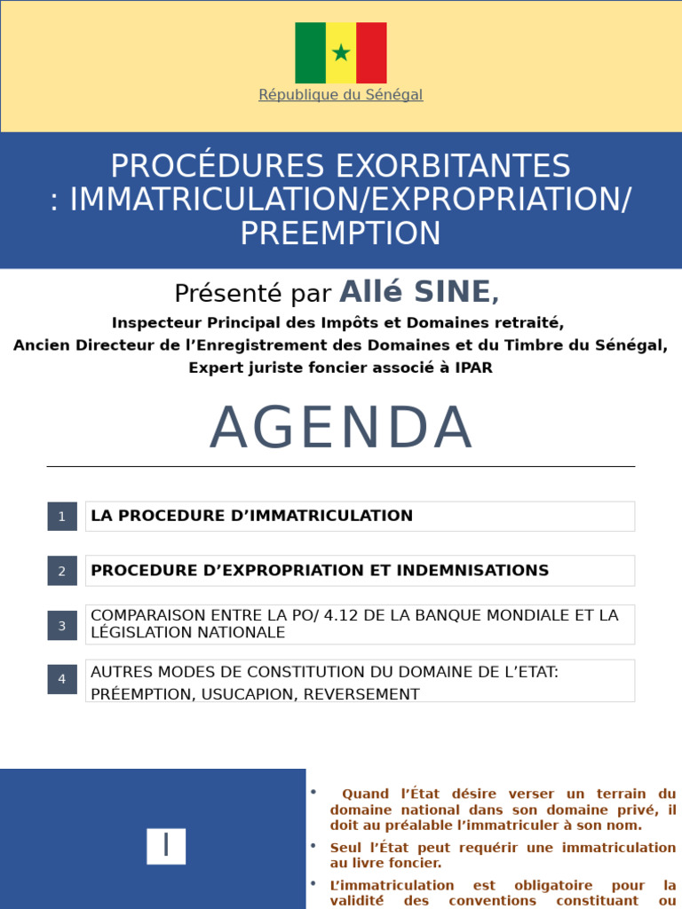 Procédures d'Immatriculation et Expropriation | PDF | Médiation