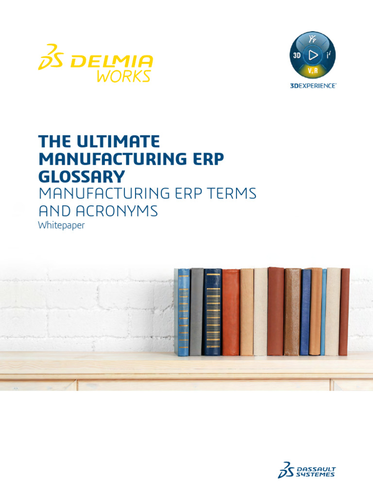 Manufacturing Erp Glossary Delmiaworks Whitepaper en | PDF | Enterprise ...