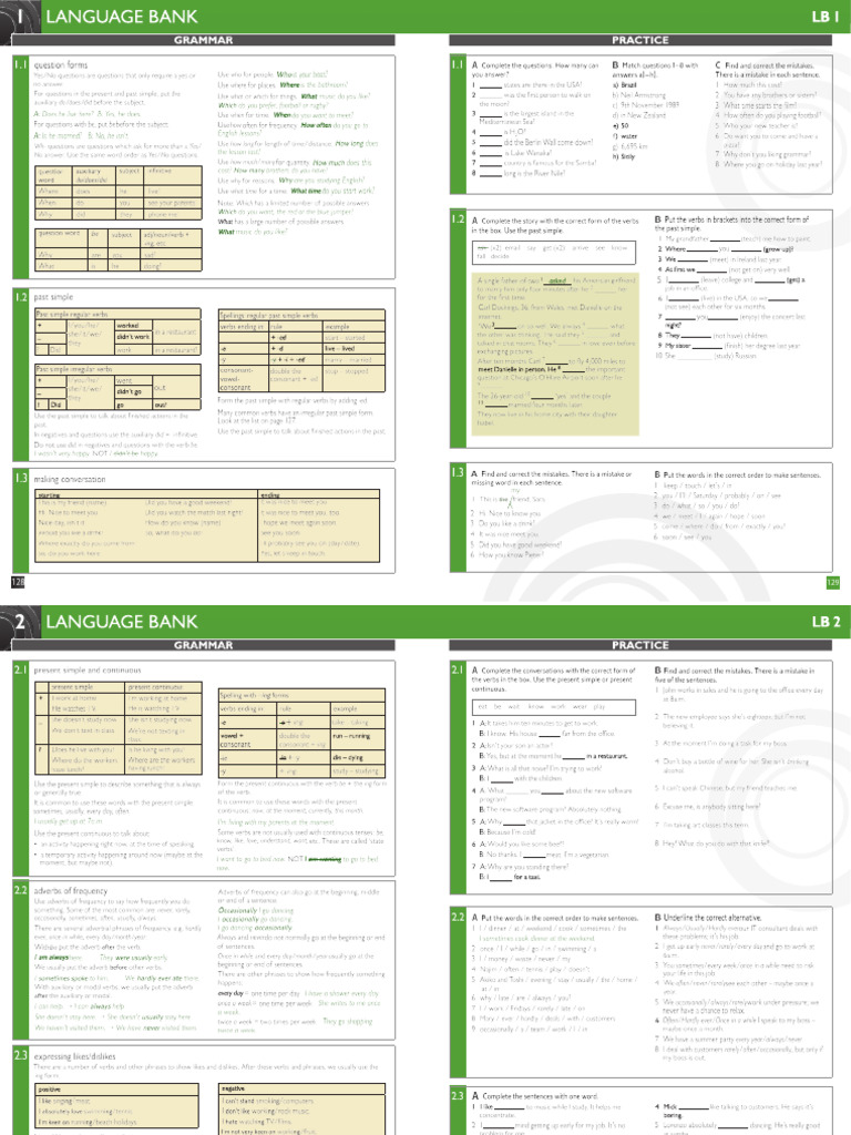 SpeakOut - Pre-Intermediate - SB-pages | PDF