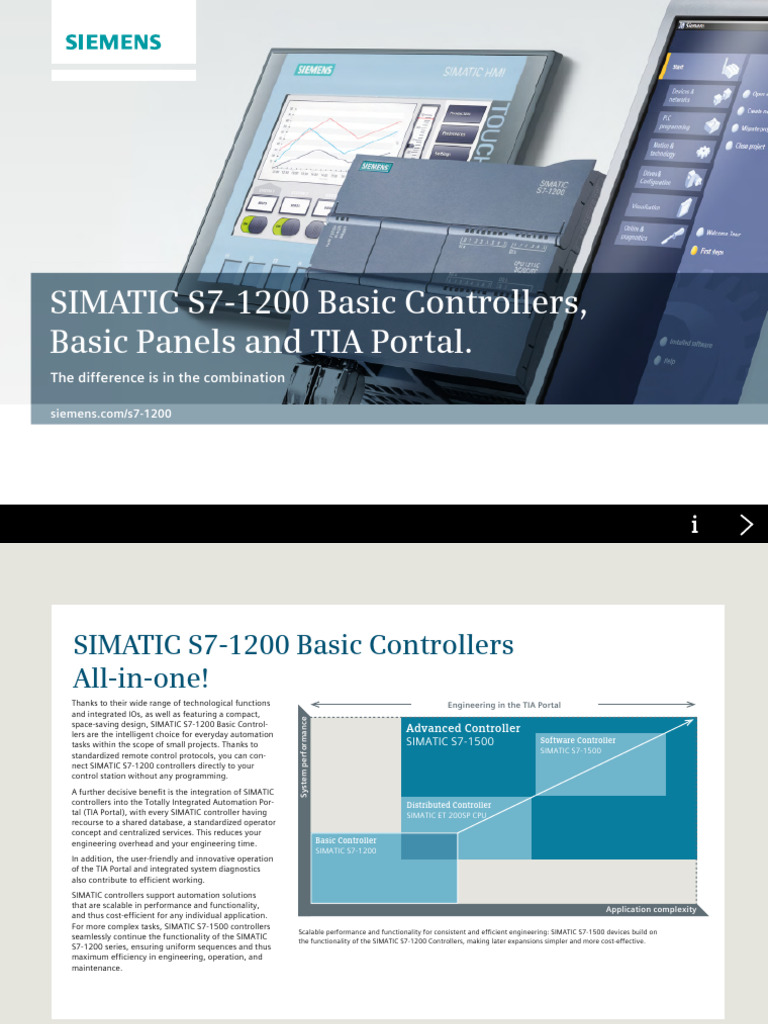 Touch Panel Brochure Simtic s7 1200 | PDF | User Interface | Computer Engineering