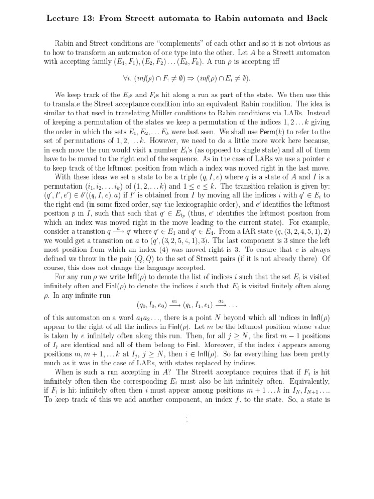 lecture13 | PDF | Mathematics | Models Of Computation