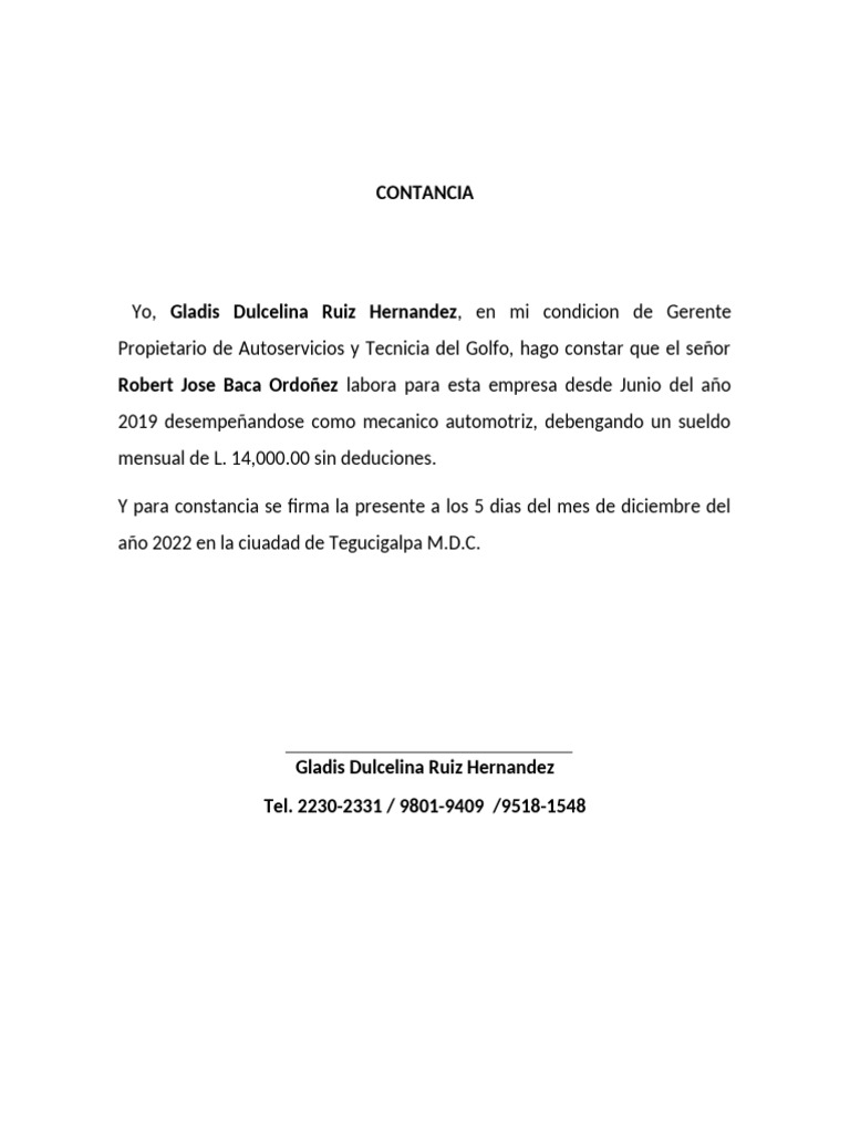 CONTANCIA | PDF
