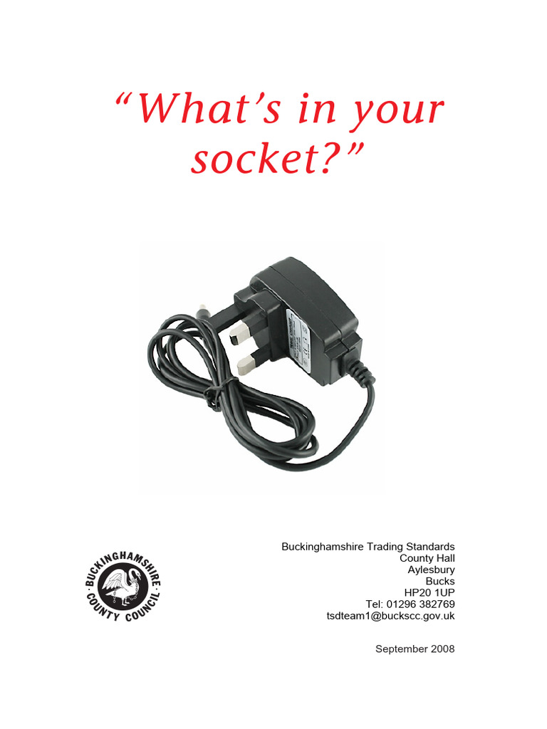 Booklet Proof | PDF | Insulator (Electricity) | Safety