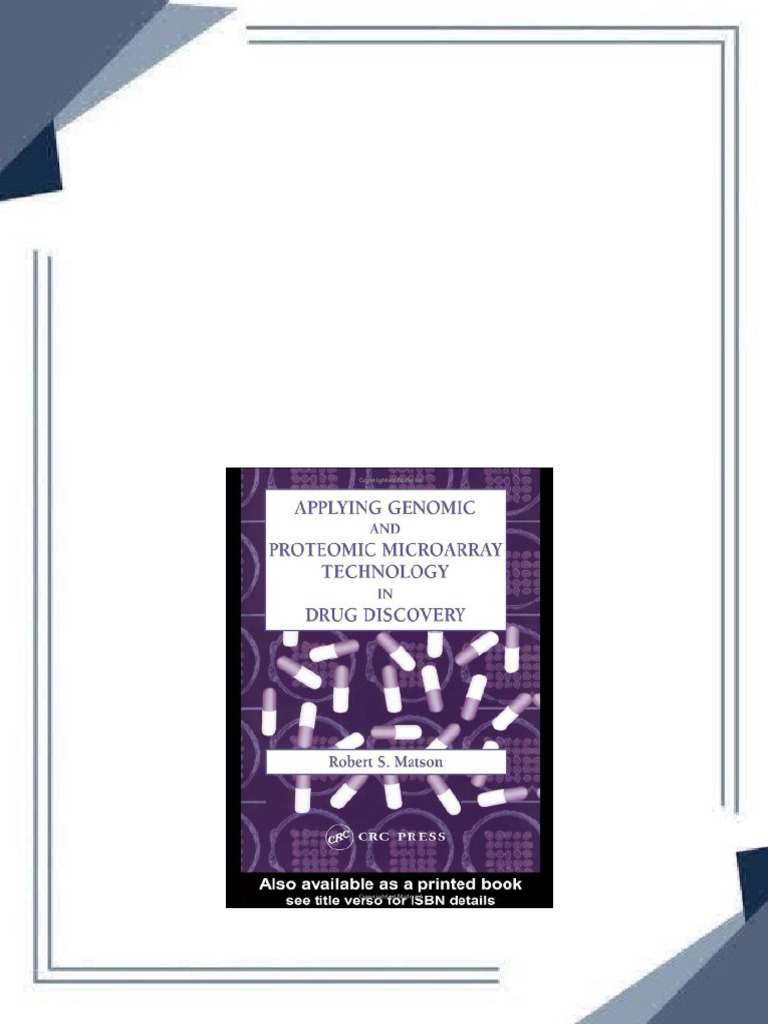 Applying Genomic and Proteomic Microarray Technology in Drug Discovery ...