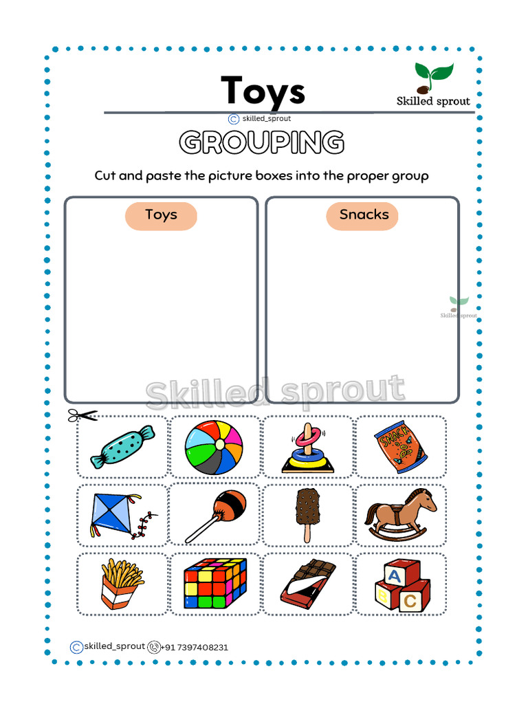 Toy Sorting and Matching Guide | PDF