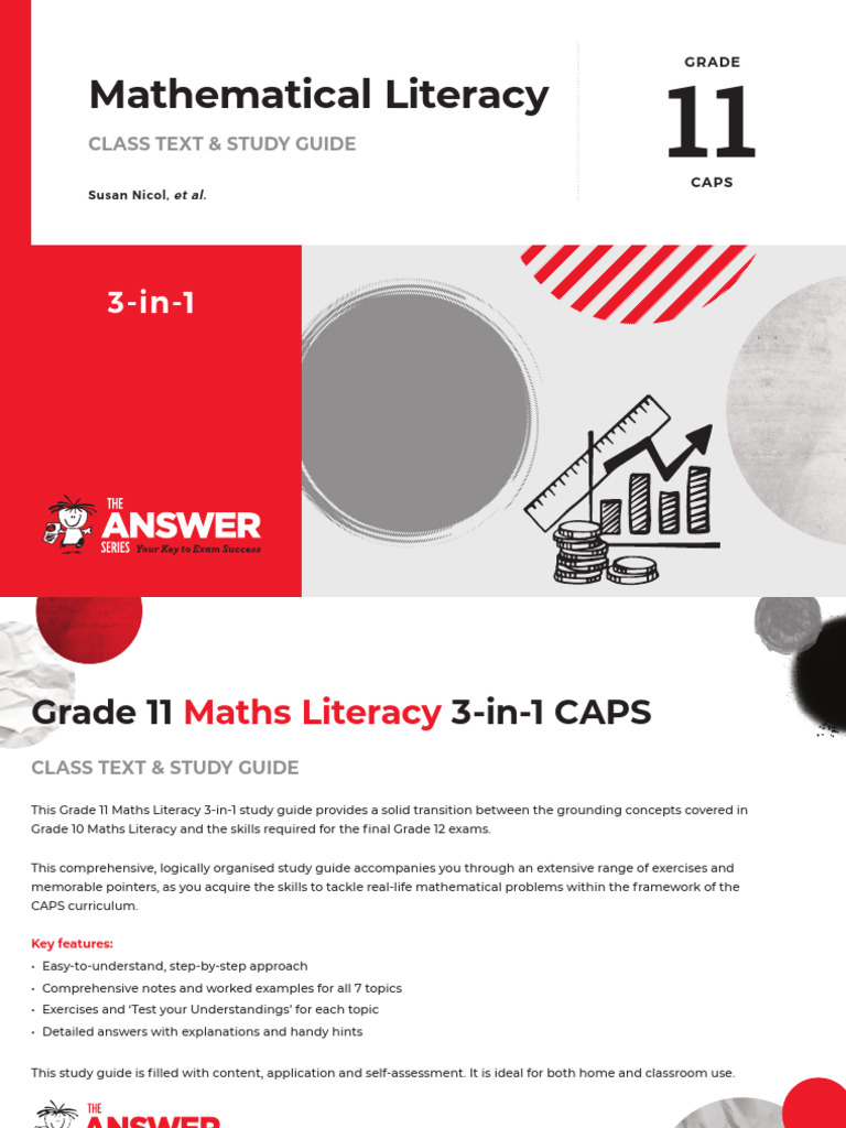 GR 11 Maths Lit 3in1 Extracts Mar 2024 | PDF | Speed | Mathematics