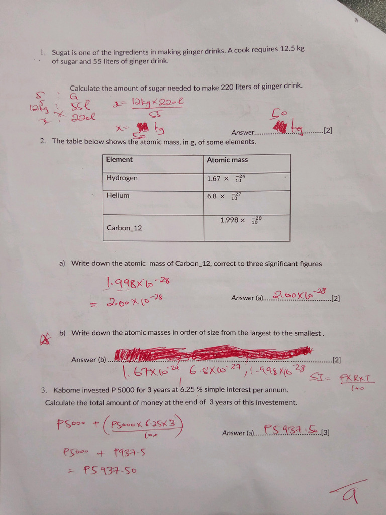 BGCSE Maths Paper 2 | PDF
