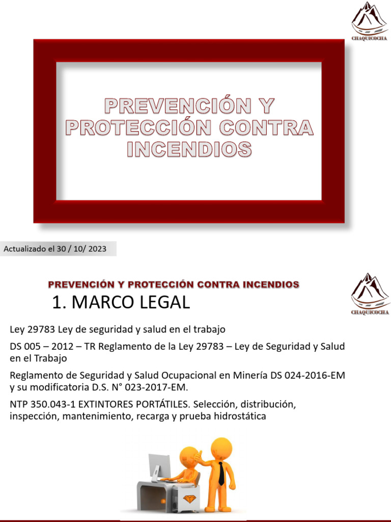 Prevención y Protección Contra Incendios | PDF | Bicarbonato de sodio | Combustión