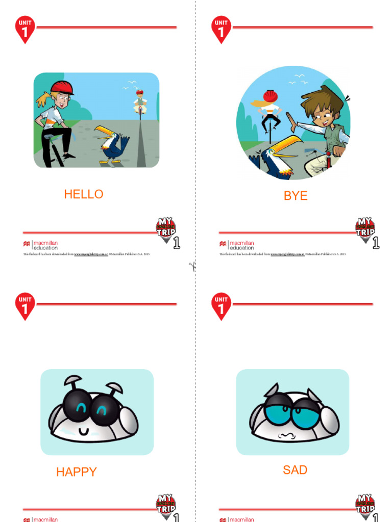 Flashcards - Level-1-Flashcards Basic Vocabulary | PDF