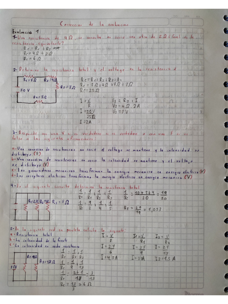 Corrección de la prueba Jaime Tabango | PDF
