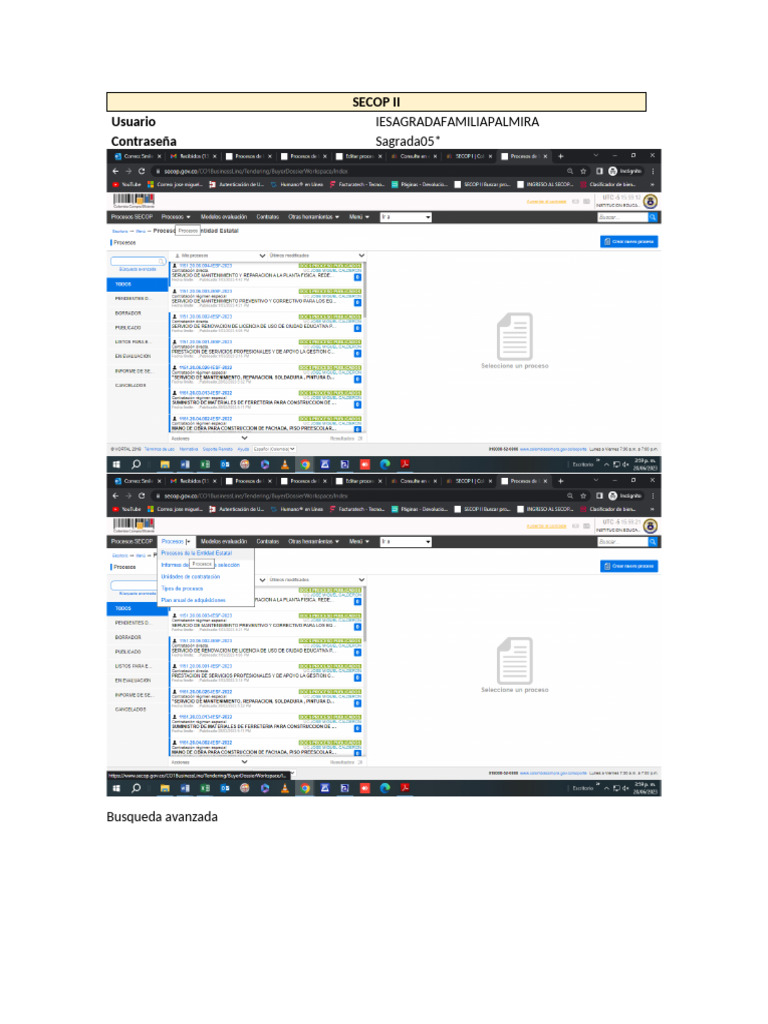 Paso A Paso Secop Ii | PDF