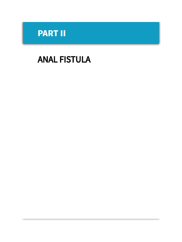 Advanced Anal Fistula Repair Techniques | PDF | Magnetic Resonance ...