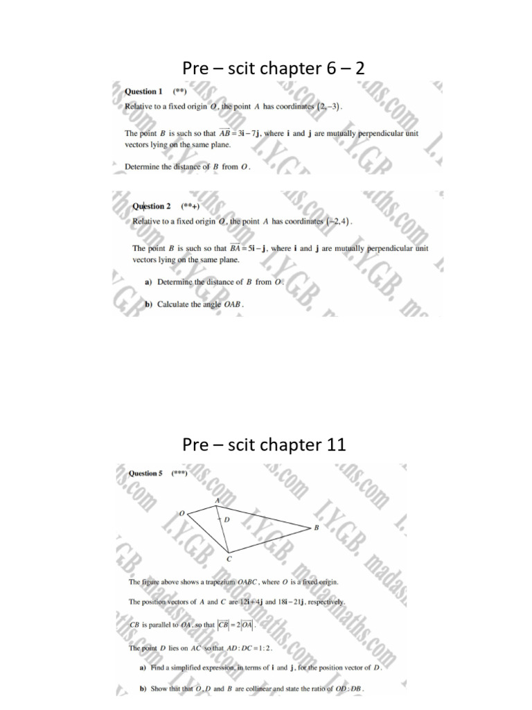 Prescit Chapter11 2 Vectors | PDF