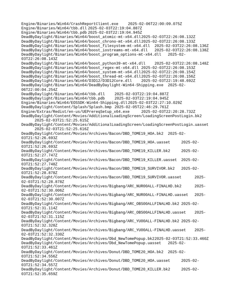 Manifest NonUFSFiles Win64 | PDF | Libraries | Computing Platforms