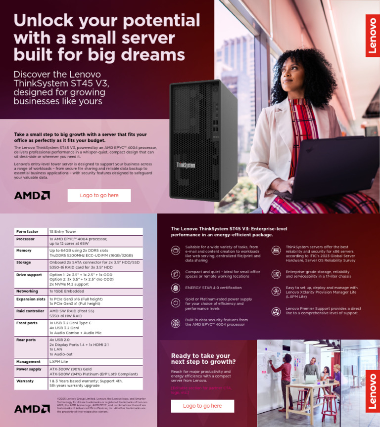 Lenovo ThinkingBig Flyer EN 2025 | PDF | Computer Hardware | Computer Architecture