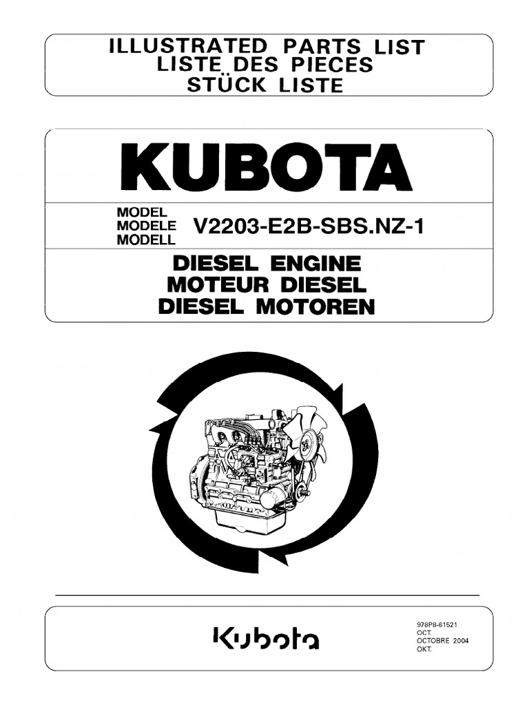 Kubota V2203 Engine | PDF