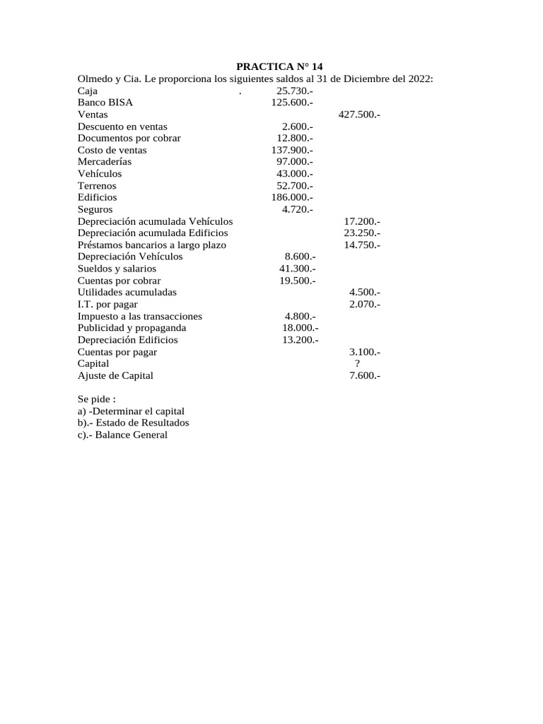 Ejercicio 16 Conta 1 | PDF