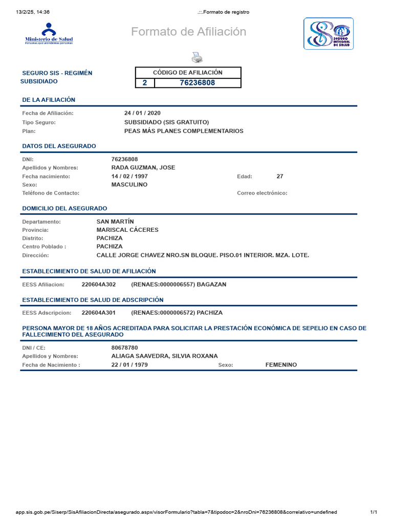 Jose Rada Seguro | PDF