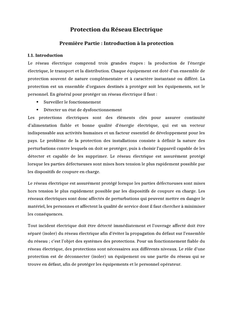 Protection des Transformateurs Électriques | PDF | Transformateur ...