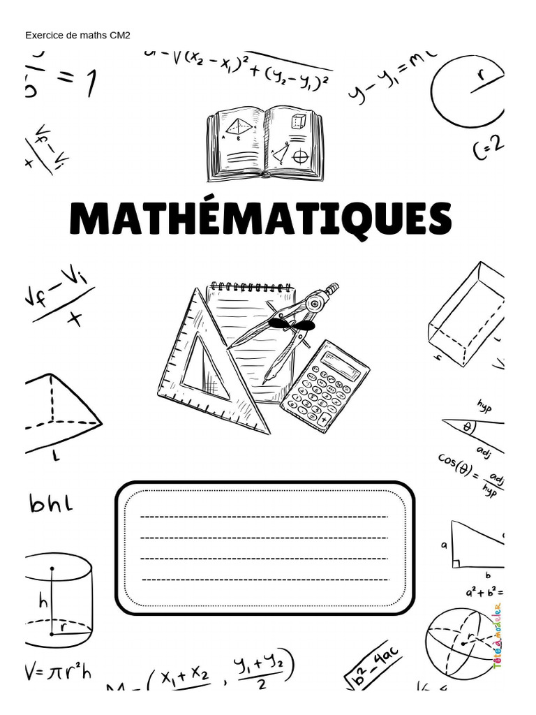 Exercices de maths CM2 à imprimer | PDF