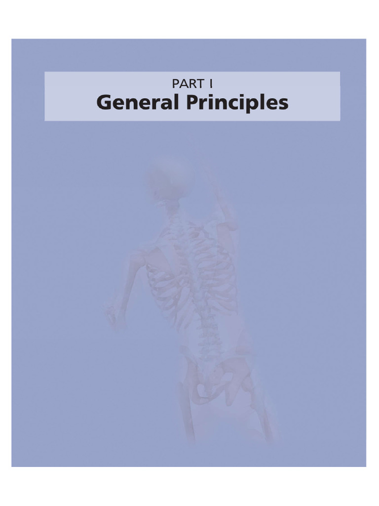 PEMusculoskeletal - Emergencies GENERAL PRINCIPLES | PDF