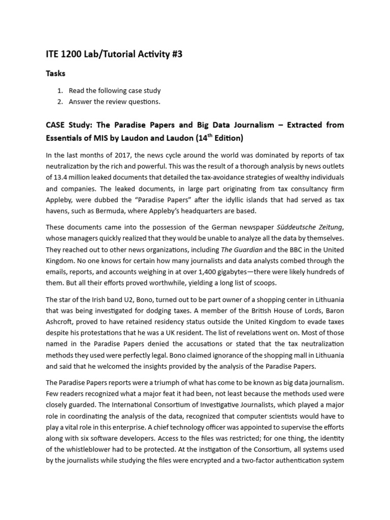 Week 5 - Lab - Tutorial #4 | PDF | Data | Computing