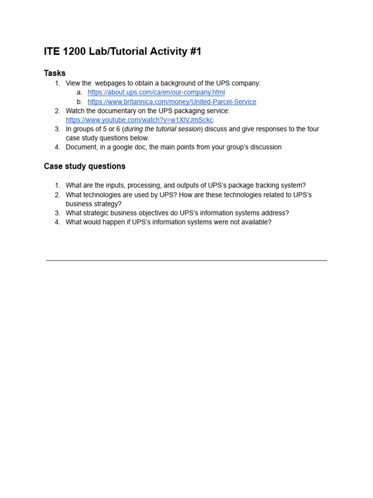 Week 2 - Lab - Tutorial #1 | PDF