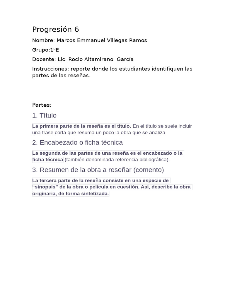 Progresión 6: 1. Título | PDF | Virus | Ciencias de la vida