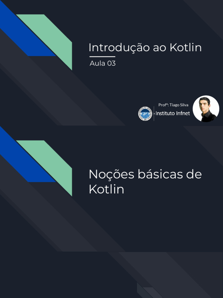 Aula de Kotlin 03 - Introdução Ao Kotlin | PDF | Java (linguagem de ...