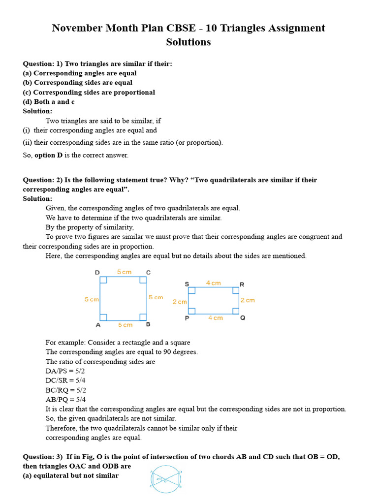 ch 6 triangles 2 | PDF | Triangle | Elementary Geometry