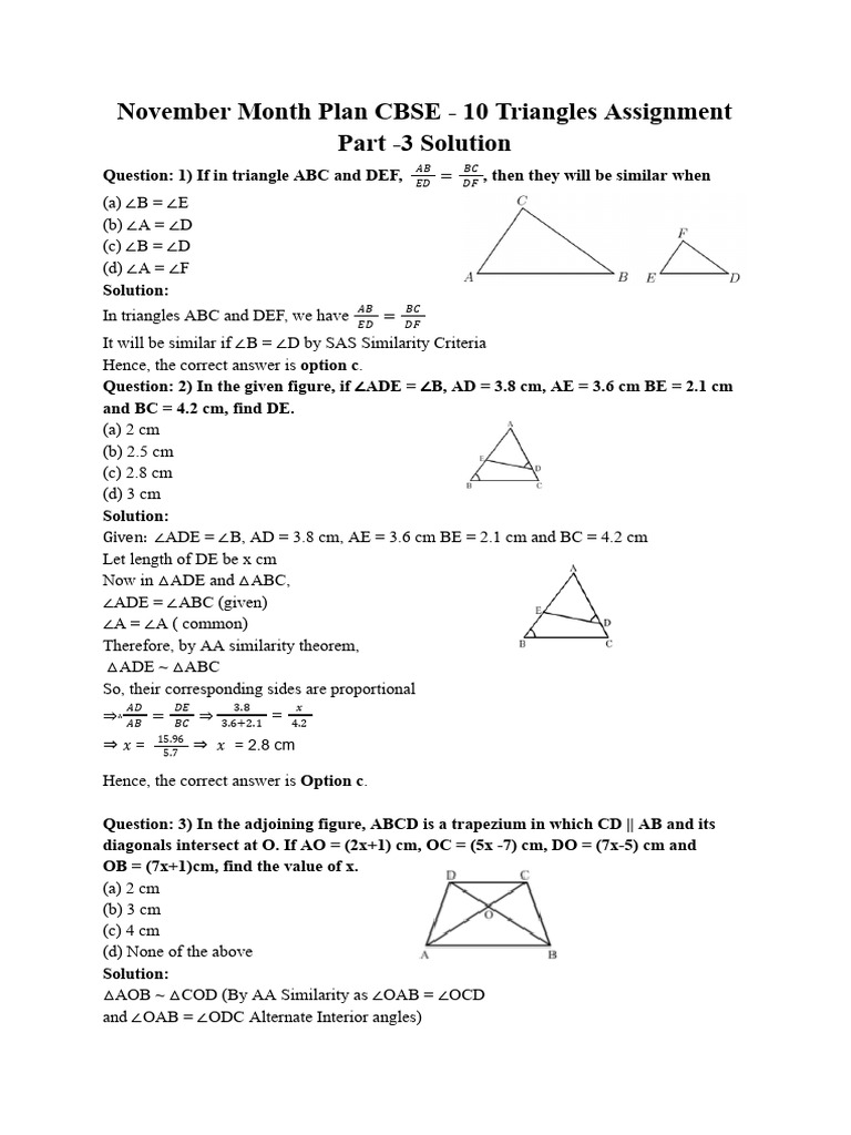 Ch 6 Triangles 3 Pdf Triangle Perpendicular
